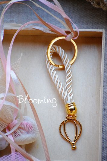 Μπομπονιερα βαπτισης αεροστατο - Blooming