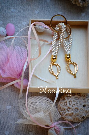 Μπομπονιερα βαπτισης αεροστατο - Blooming