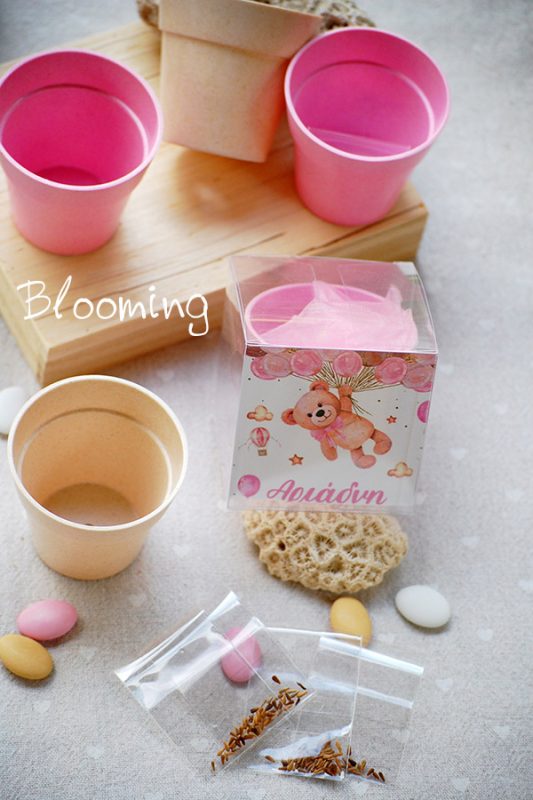 Μπομπονιερες βαπτισης κοριτσι - Blooming