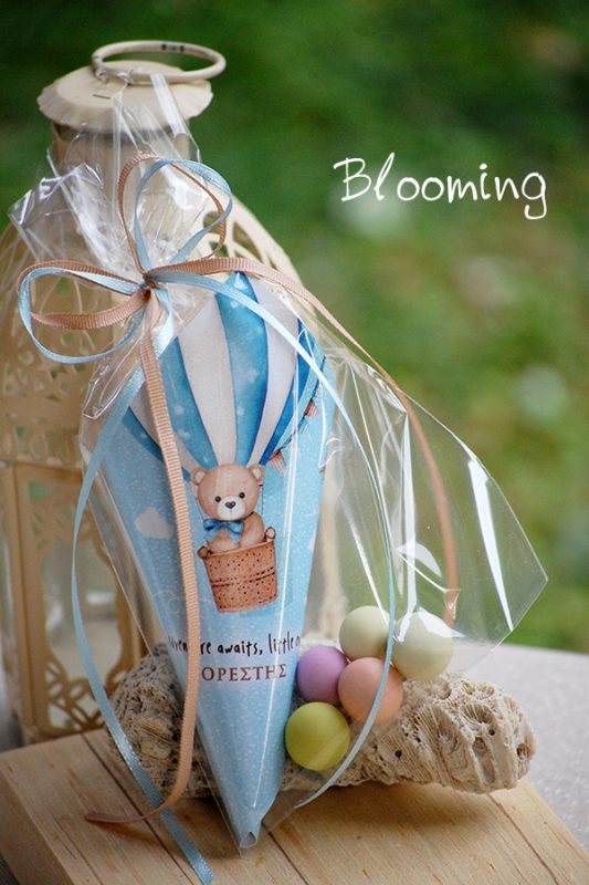 Μπομπονιερες βαπτισης αγορι - Blooming