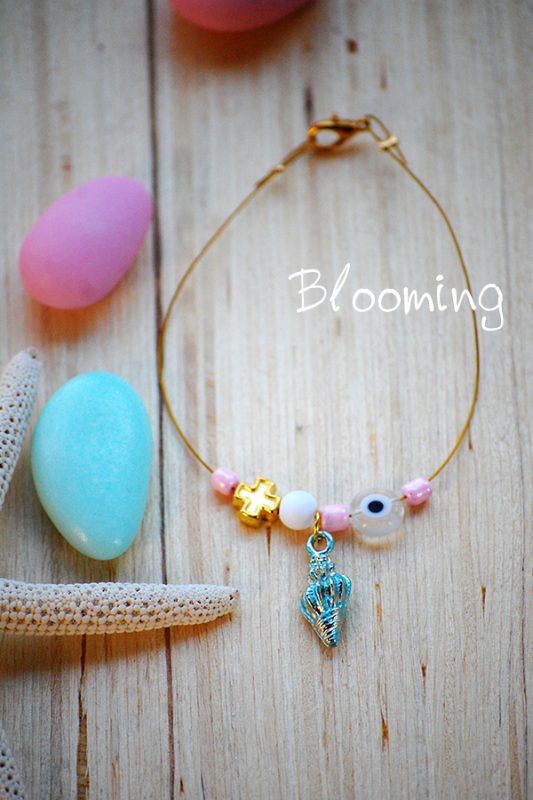 Μαρτυρικα βαπτισης βραχιολια - Blooming